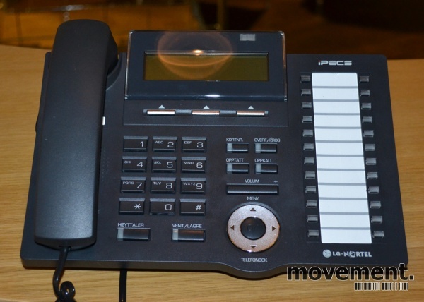 Solgt!LG Nortel IP-telefon-apparat IPECSLIP-7024D, pent brukte