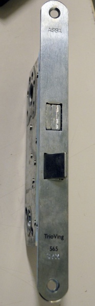 Solgt!ASSA SYM / TrioVing 565 Låskasse,pent brukt