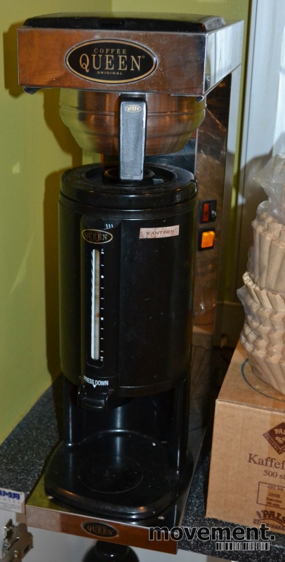 Solgt!Coffee Queen Mega kaffetrakter med7 termoskanner med dispenser ...