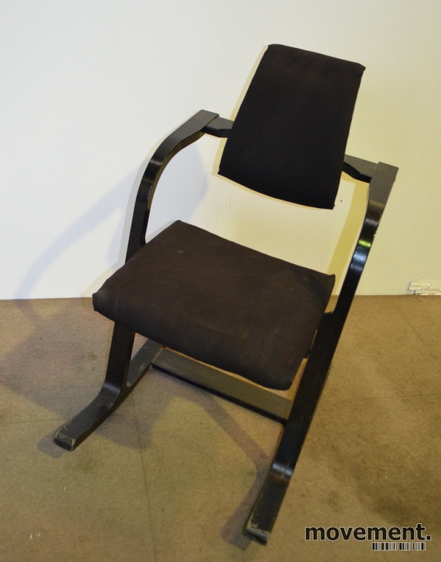 Solgt!Stokke ergonomisk stol medgyngefunksjon, sort, design: Peter ...