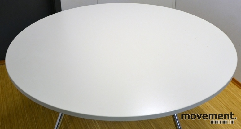 Solgt!Rund bordplate fra Vitra, Ø=130cm,lys grå plate, AdHoc-serie ...