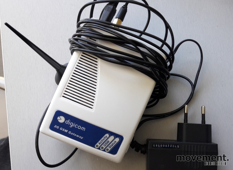 Solgt!Digicom 2G GSM Gateway,mobiltilkopling for frankeringsmaskin, fax ...