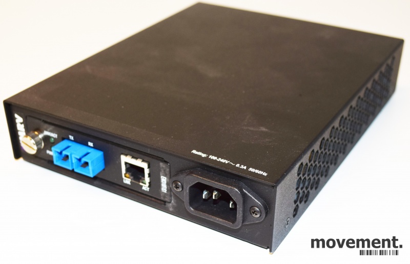 Solgt!MRV Fiber MRV-NC316BU-1/15AC -fiber til ethernet overgang, RJ45 ...