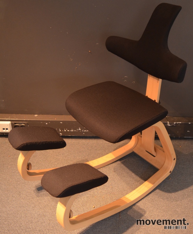 Solgt!Ergonomisk kontorstol / knestol:Varier (Stokke) Thatsit Balans i ...