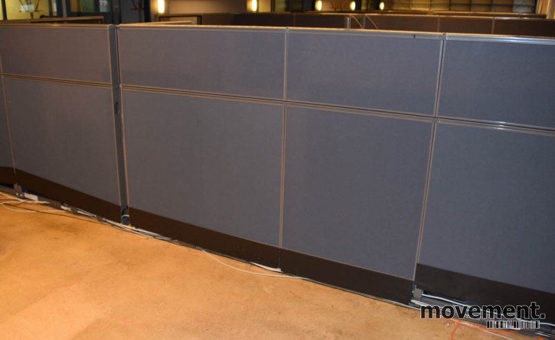 Solgt!Skillevegg-modul til kontor fraKinnarps, 100B 150H, Zonit-serie ...