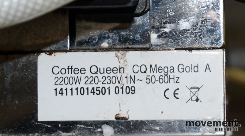 Solgt!Coffee Queen MEGA GOLD A,termostrakter med 1 termos og fast ...