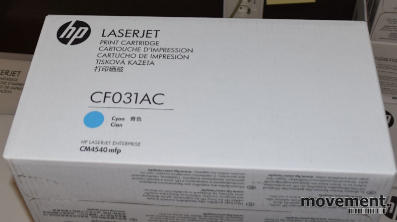 Solgt!HP Original toner CF031AC contractwhitebox (CF031A), Cyan/Blå, NY ...