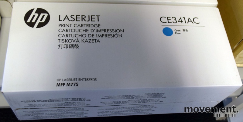Solgt!HP Original toner CE341AC contractwhitebox (CE341A), Cyan/Blå ...
