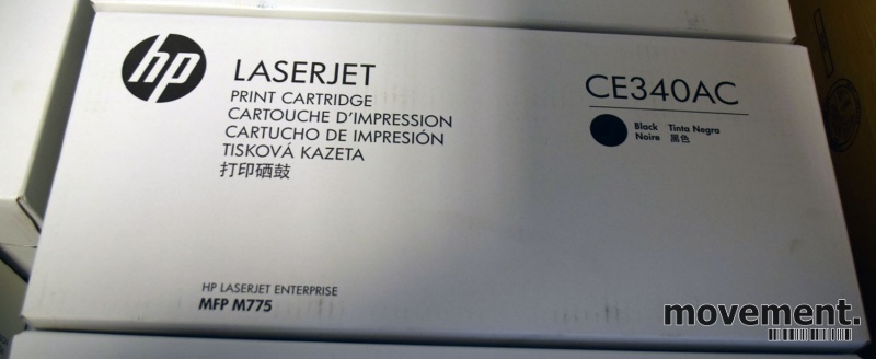 Solgt!HP Original toner CE340AC contractwhitebox (CE340A), Sort, for ...