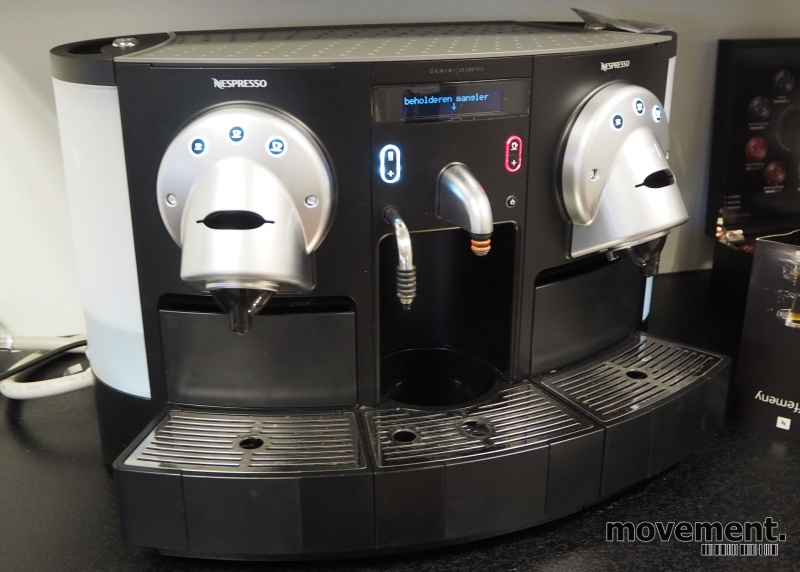 Solgt!Kaffemaskin for kontor etc.Nespresso Gemini CS220 pro med fast ...