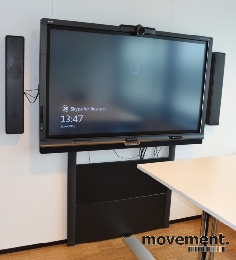 Solgt!SmartBoard-løsning med 1 stk 70tomsskjerm, modell 8070i, med ...