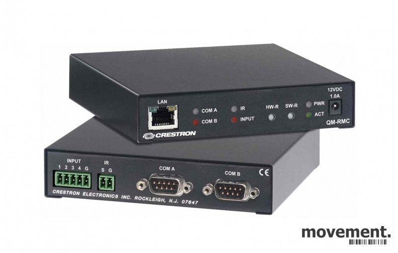 Solgt!Crestron QM-RMC, Compact 2-SeriesEthernet control system, pent brukt