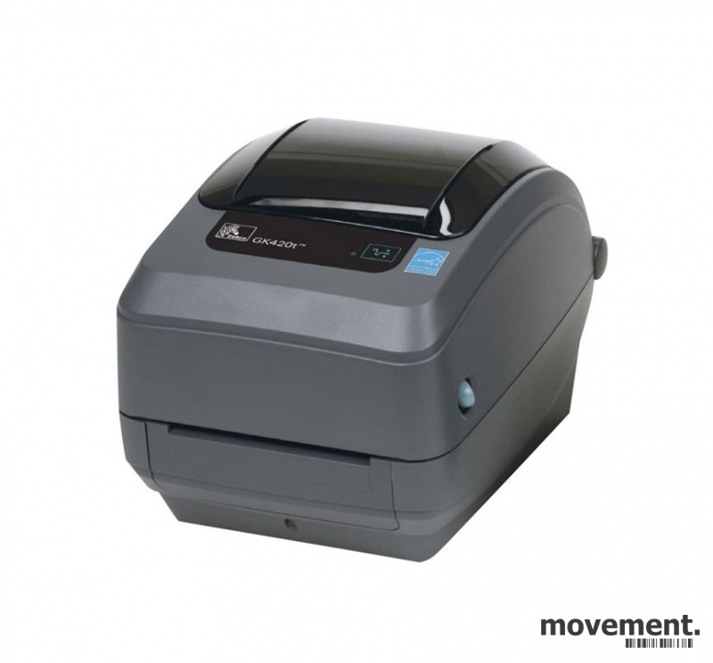 Solgt!Zebra EDI-skriver / etikettskriverGK420T Thermal transfer med USB ...