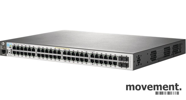 Solgt!Hewlett-Packard HP Aruba 2530 48GPoE+ Switch Gigabit POE+ ...