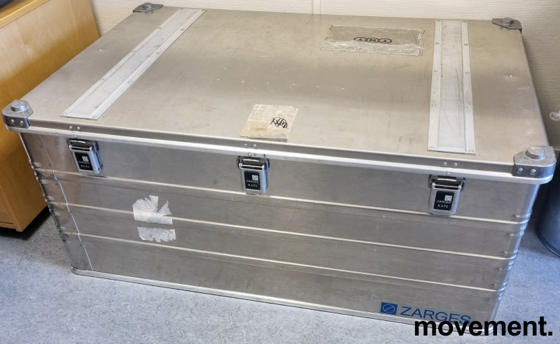 Solgt!Stor Europall-size transportkasse /verktøykasse fra Zarges ...