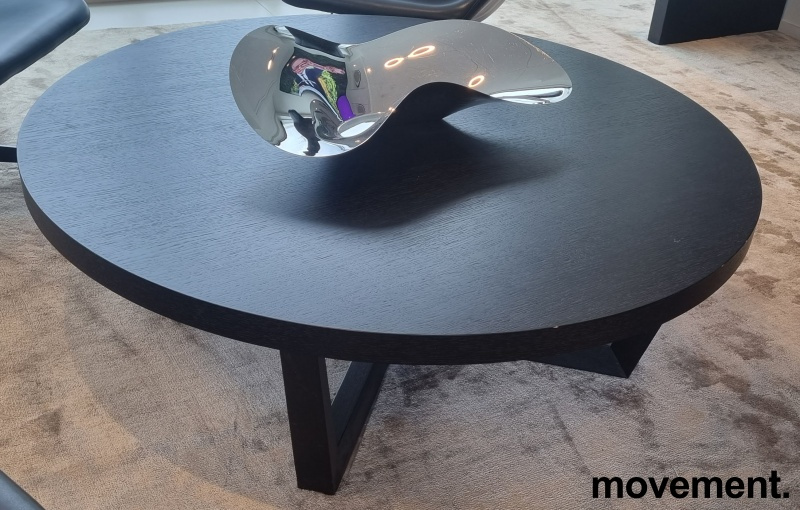 Solgt!Rundt loungebord / sofabord fraAndreu World, UVES serie, brunsort ... Solgt!Rundt loungebord / sofabord fraAndreu World, UVES serie, brunsort ...