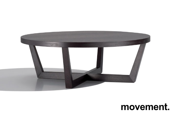 Solgt!Rundt loungebord / sofabord fraAndreu World, UVES serie, brunsort ... Solgt!Rundt loungebord / sofabord fraAndreu World, UVES serie, brunsort ...