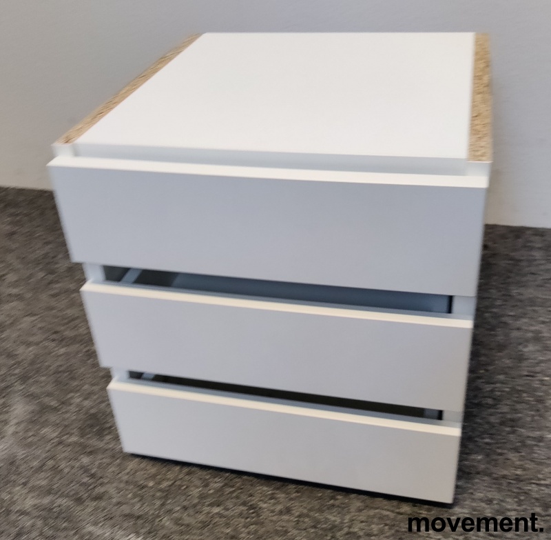 Solgt!Innmat / skuffer i hvitt til skapmed 3 skuffer, 34cm bredde, 34cm ...