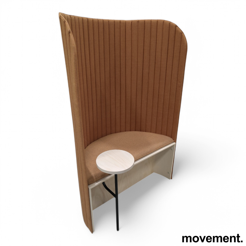 Focus Pod Easy Chair Orange stoff(Rygg i Kvadrat Remix), understell og ...