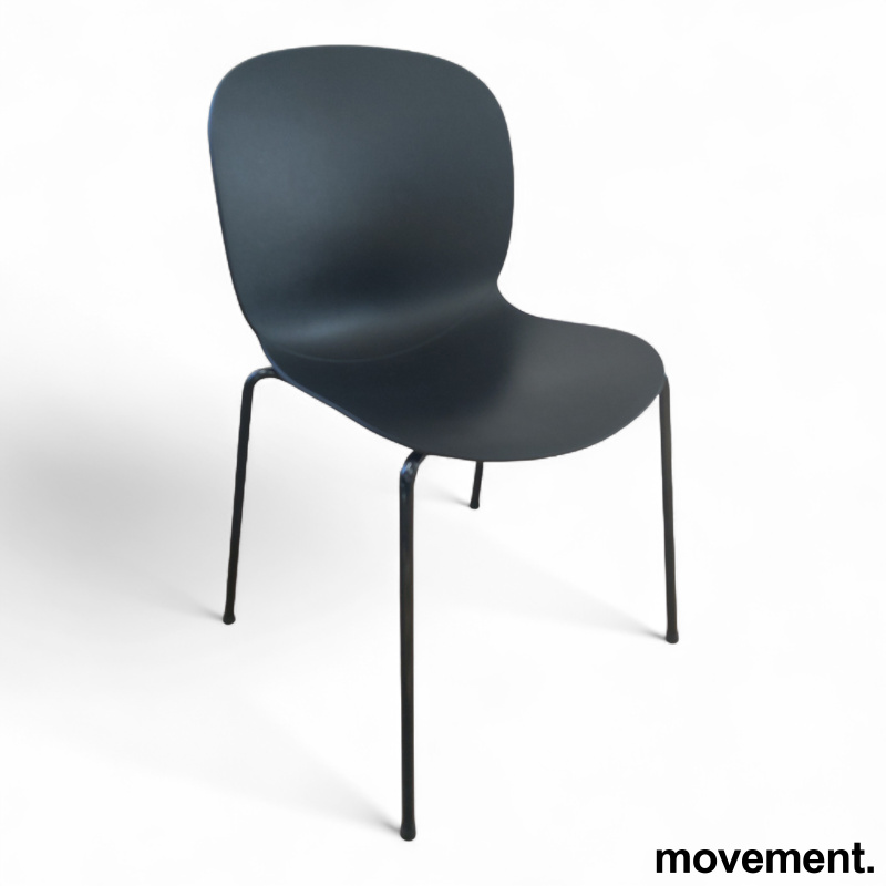 Noor 6050 4 ben Sort, Pent brukt, Konferansestoler